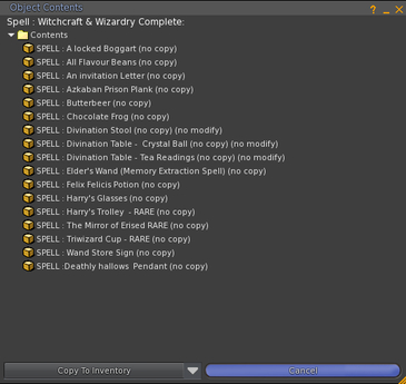 Second Life Marketplace - Spell : Witchcraft & Wizardry Complete