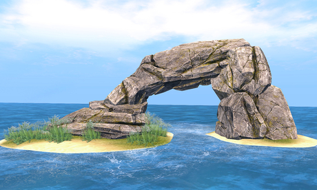 Second Life Marketplace - Detailed BIG ARCH Rock gate 2021: Offsim ...