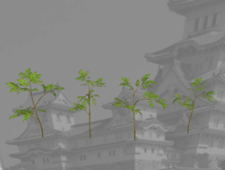 Second Life Marketplace - Sapling Trees w Seasonal Texture Changer