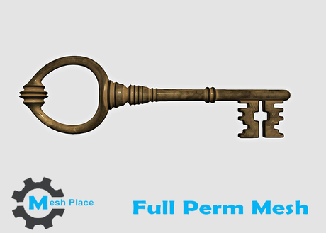 Second Life Marketplace - Mesh Place - Old Key - Full Perm Mesh