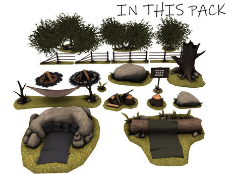 Second Life Marketplace - [H] Campfire (Pack 3)