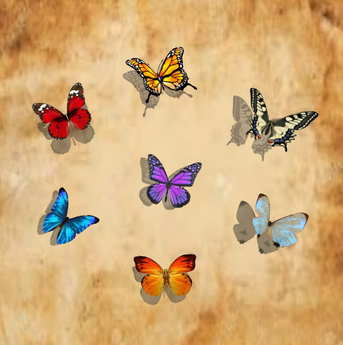Second Life Marketplace - 7 Butterflies & Shadows *FULL PERM*