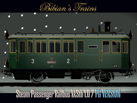 Second Life Marketplace - Steam Passenger Railbus kkStb 1.0 SLRR - PG ...