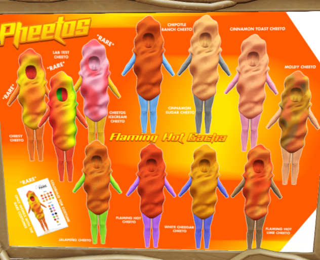 Second Life Marketplace - Pare.Flaming Hot Gacha - Moldy Cheeto [Maitreya]