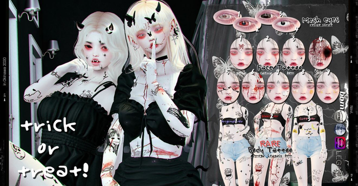 Second Life Marketplace - ~ Navi .. trick or treat ! blusher 09 (box)