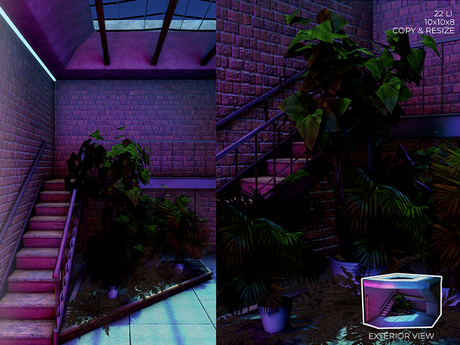 Second Life Marketplace - MINIMAL - Redfield Backdrop Pack