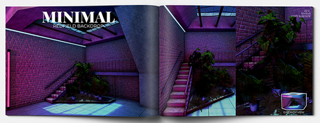 Second Life Marketplace - MINIMAL - Redfield Backdrop Pack