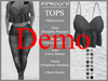Second Life Marketplace - Trygger - Demo Strap Lace Bralette With Frills