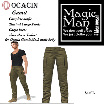 Second Life Marketplace - Ocacin Gamit CARGO PANT SET-BOX