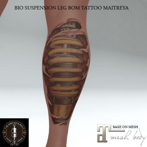 Second Life Marketplace - WL-Bio Suspension Leg BOM Tattoo