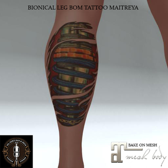 Second Life Marketplace - WL-Bionical Leg BOM Tattoo