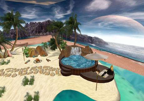 Second Life Marketplace - Skybox TROPICAL BEACH