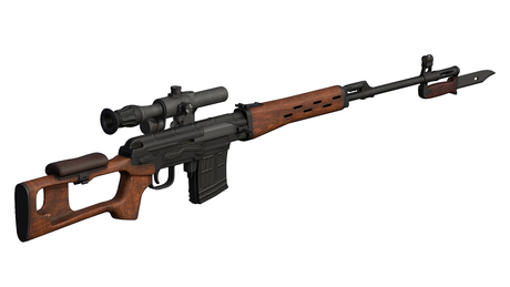 Second Life Marketplace - Scripted SVD Designated Marksman Rifle/Sniper ...