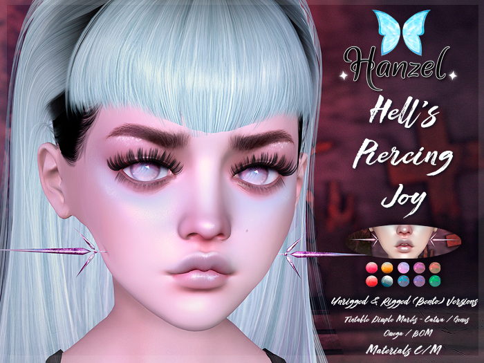 Second Life Marketplace - . Hanzel . - Hell's Piercing {Joy}