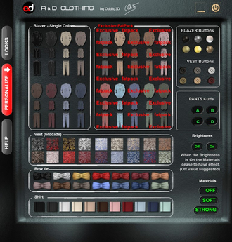 Second Life Marketplace - A&D Clothing - Suit -Kurt- SlimPack