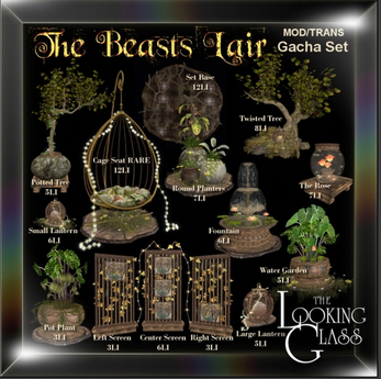 Second Life Marketplace - TLG - The Beasts Lair Pot Plant