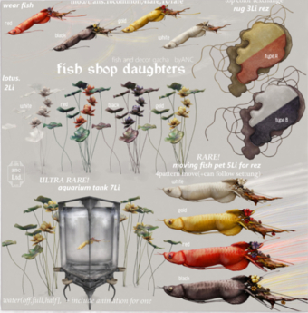 Second Life Marketplace - {anc} // fish shop daughters/ SymbiosisFish ...
