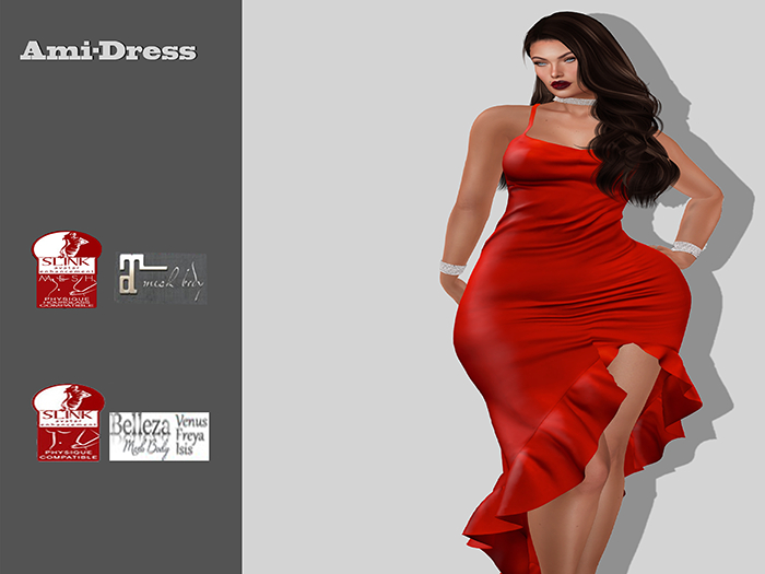 Second Life Marketplace - MyLover39 Designs-AMI-Dress with Frills