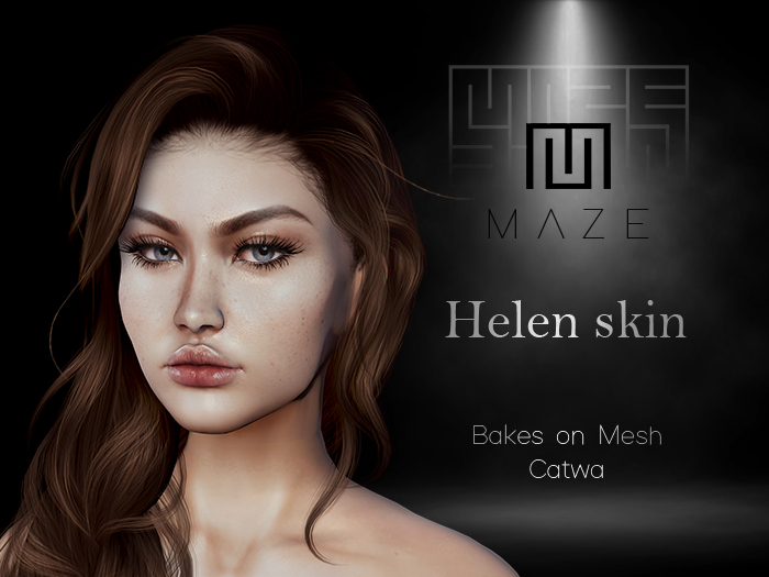 Second Life Marketplace - MAZE - Helen skin - Tone 03 (BoM for Catwa +body)