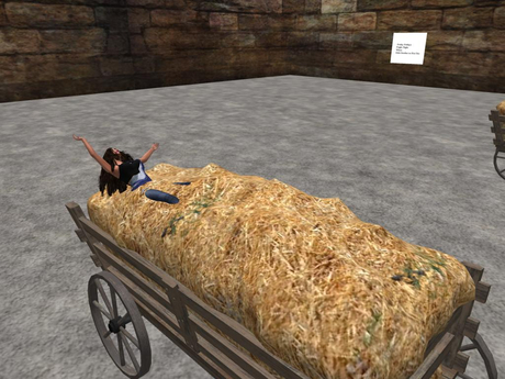 Second Life Marketplace - The Animated horse and Hayride scene for 4-Crate
