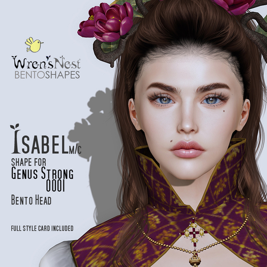 Second Life Marketplace - { wren's nest } Isabel Shape for Genus Strong ...
