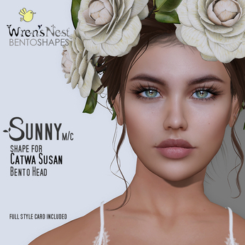 Second Life Marketplace - { wren's nest } Sunny Shape for Catwa Susan ...