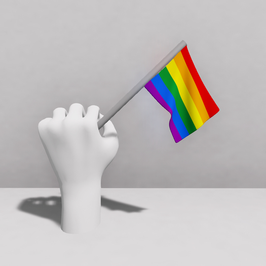 Second Life Marketplace - Kiyori // Bento Pride Flag GIFT