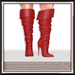 Second Life Marketplace - [HC] Yolanda Cherry Knee Boots for Slink ...