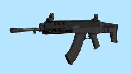 Second Life Marketplace - Scripted AKB-15 Assault Rifle by 3D Knights ...