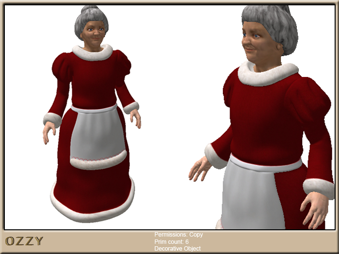 Second Life Marketplace - *$OZZY$* Mrs Santa Claus