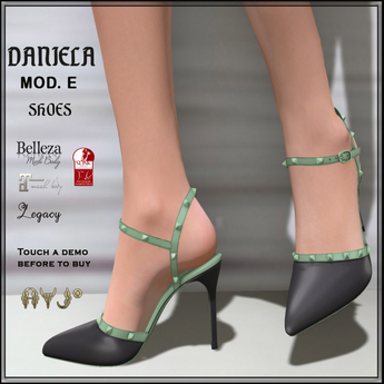 Second Life Marketplace - EXCLUSIVE SHOES MESH MOD: DANIELA - E. *NEW ...