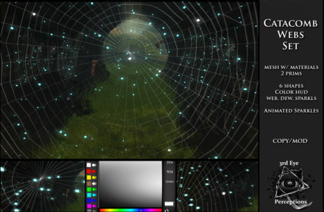 Second Life Marketplace - Catacomb Webs Set