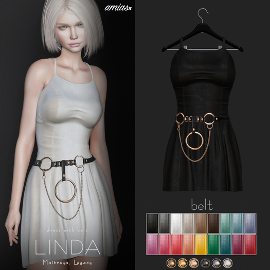 Second Life Marketplace - amias - LINDA black
