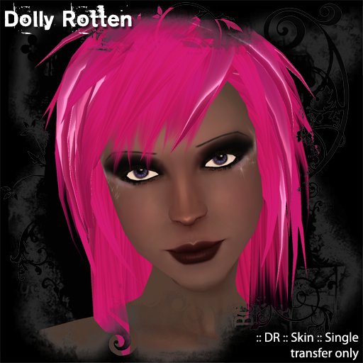 Second Life Marketplace - :: DR :: Skins :: Single :: Dark (gothy glitter)
