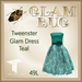 Second Life Marketplace - Tweenster Glam Dress - Teal - Boxed