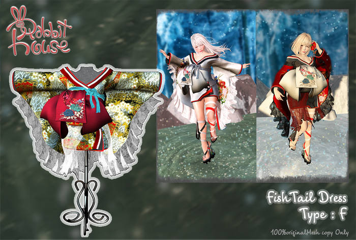 Second Life Marketplace - ,',RxH,',FISHTAIL DRESS(F)[AddMe]