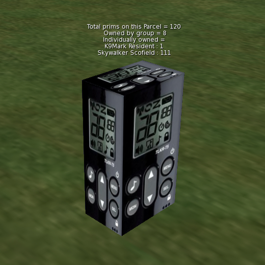 Second Life Marketplace - PRIM COUNTER PER OWNER (deed if landgroup)