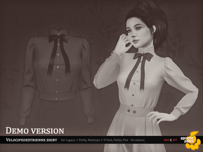 Second Life Marketplace - Velo Shirt (DEMO) for Legacy + Perky ...