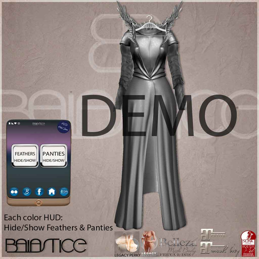 Second Life Marketplace - Baiastice_Nimue Dress DEMO