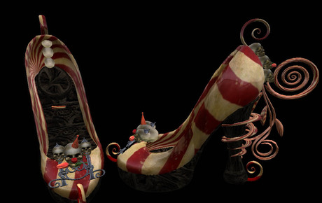 Second Life Marketplace - Evil clown heels red BOXED