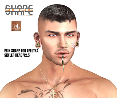 Second Life Marketplace - [SHAPEshifters] ERIK SHAPE FOR LELUTKA ...