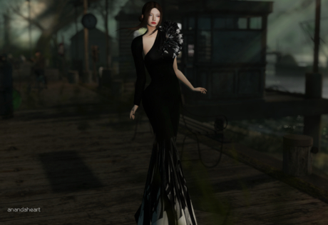 Second Life Marketplace - SAS - Danielle HUD Gown (MB & FM)