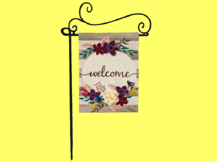 Second Life Marketplace - 1 PRIM CLOTH YARD FLAG ON A POLE "WELCOME ...