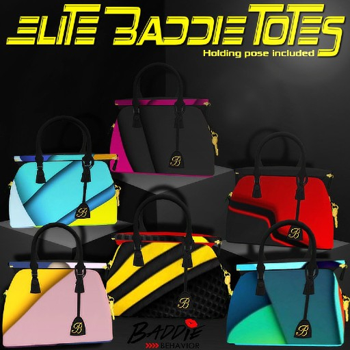 Second Life Marketplace - {BBU} Elite Baddie Totes {FATPACK}