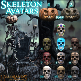 Second Life Marketplace - [Harshlands] #11 Skeleton Avatar - Ancient (BOX)