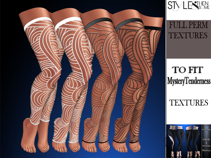 Second Life Marketplace - STYLES - Leggings -Texture FULL PERM v7