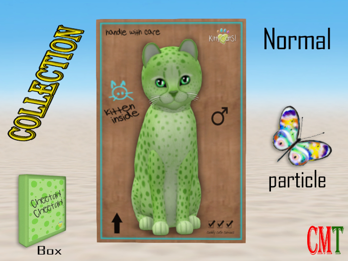 Second Life Marketplace - KittyCatS Box - New Born Kitten Cheetah ...
