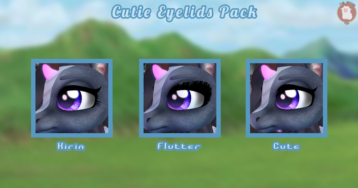 Second Life Marketplace - [WP] Cutie Eyelids Pack for Magik Pony