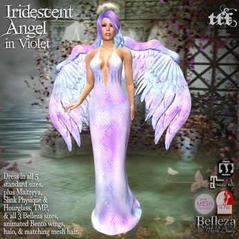 Second Life Marketplace - TFF Iridescent Angel Demo