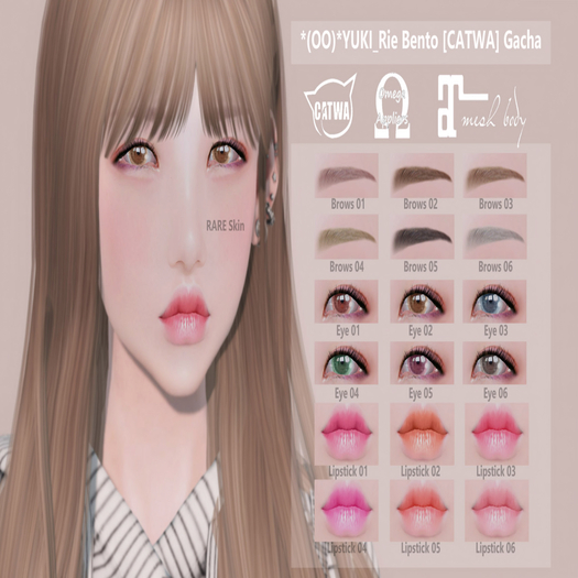 Second Life Marketplace - *(OO)*YUKI_Rie Bento [CATWA] DEMO